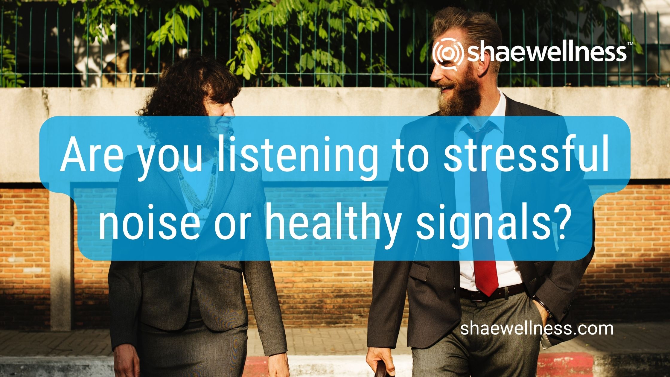 Are you listening to stressful noise or healthy signals? - ShaeWellness ...